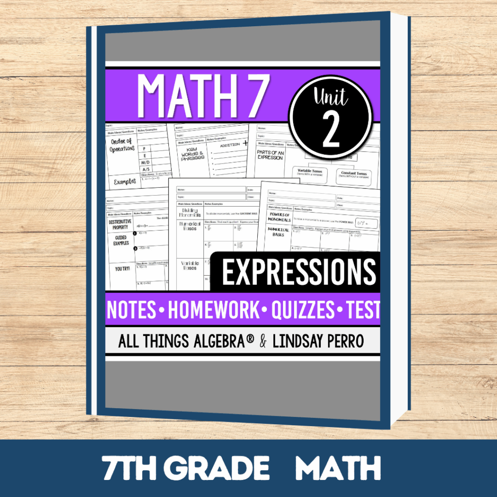 All Things Math: 7th Grade - Sage Oak Charter Schools