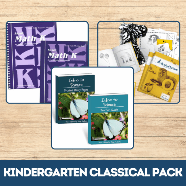 Kindergarten Classical Package - Sage Oak Charter Schools