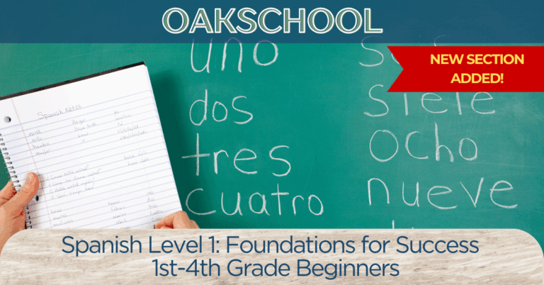Spanish Level 1: Foundations for Success (1st-4th Grade Beginners ...