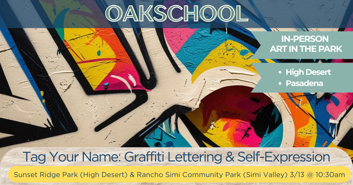 Art in the Park: Tag Your Name: Graffiti Lettering & Self-Expression ...