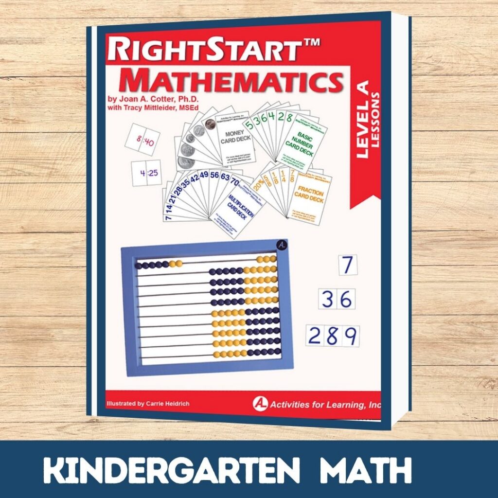 RightStart Math: Kindergarten - Sage Oak Charter Schools